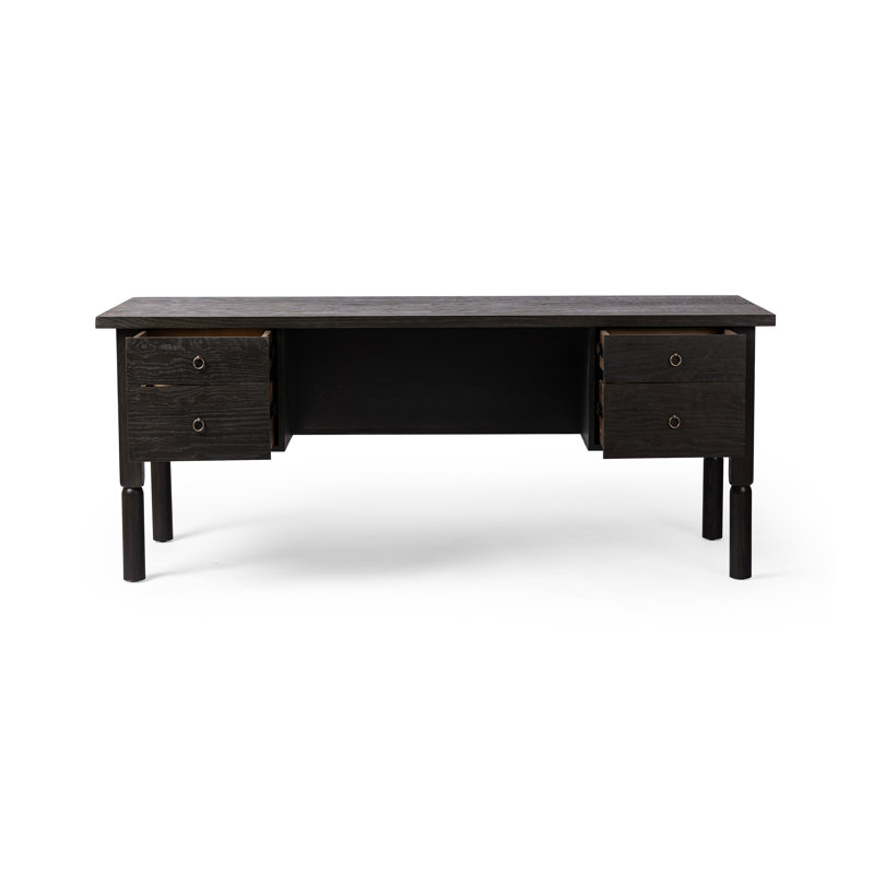 Four Hands Concord Desk in Charcoal Oak | Perigold