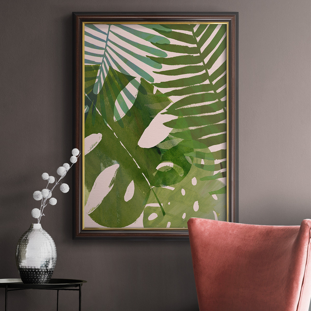 Bay Isle Home™ Tropical Tangle II Premium Framed Canvas- Ready To Hang ...