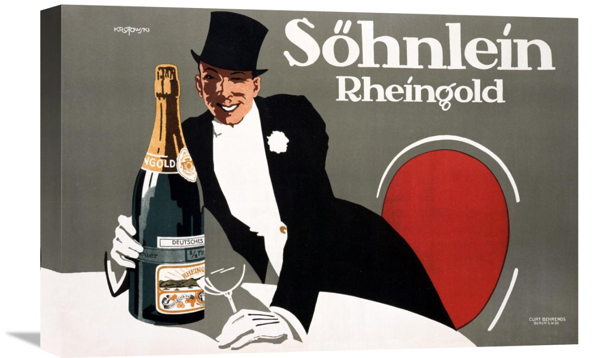 Global Gallery 'Sohnlein' by Stephan Krotowski Vintage Advertisement on ...