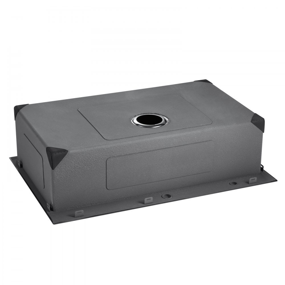 VEVOR 33" Kitchen Sink Top Mount Single Bowl Drop-In Basin Stainless ...