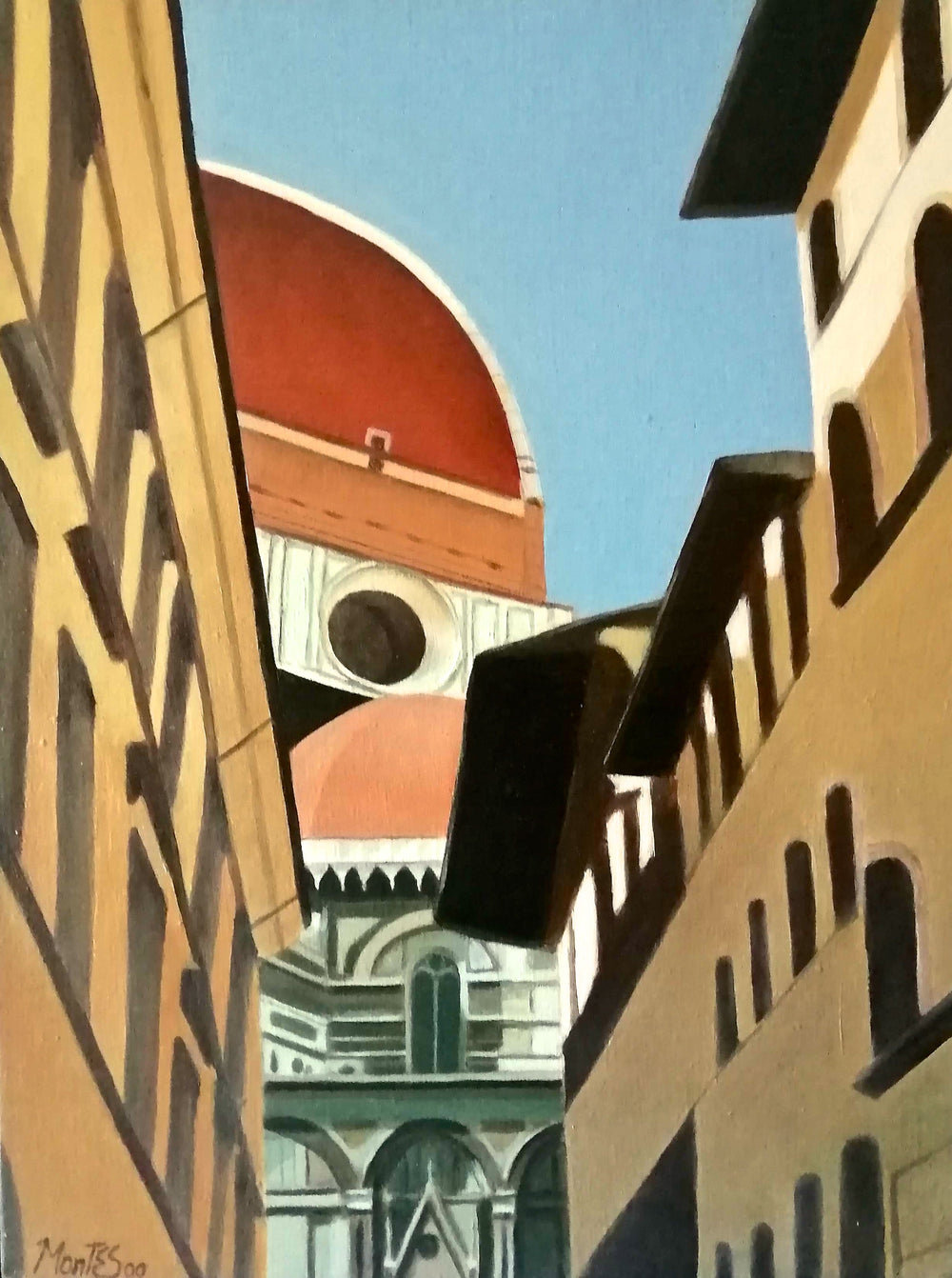 RobertAllenFabric Juan Montes Duomo On Canvas by Juan Montes Painting ...