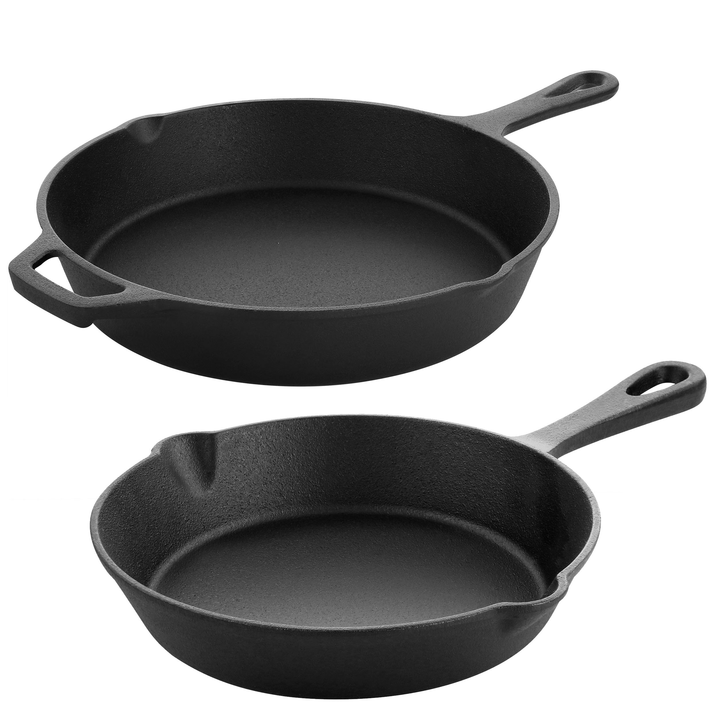 MegaChef Megachef 10 Inch And 8 Inch Cast Iron Fry Pan Set | Wayfair