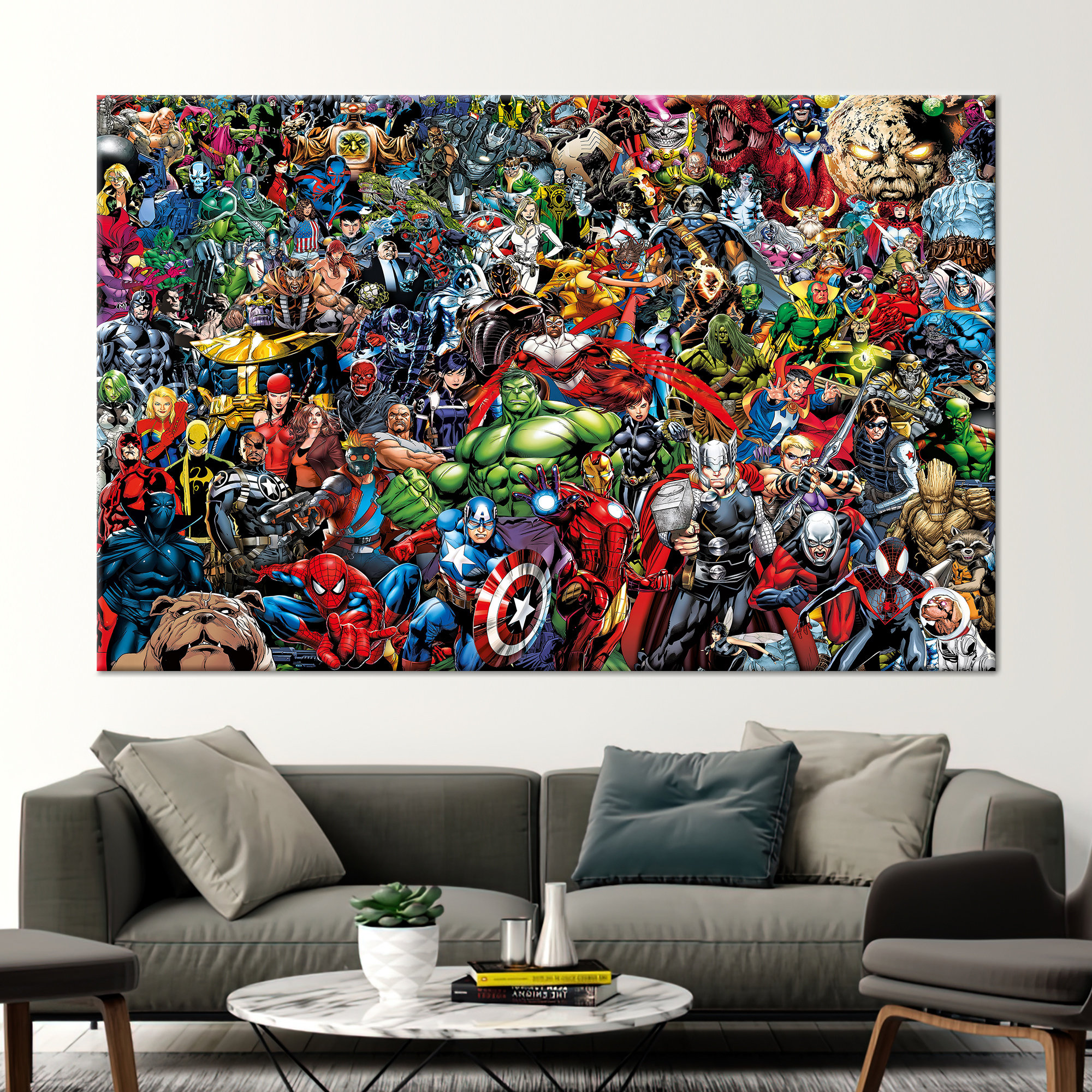 kayra export Marvel Heroes, Children Canvas, Kids Room Wall Decor, Room ...