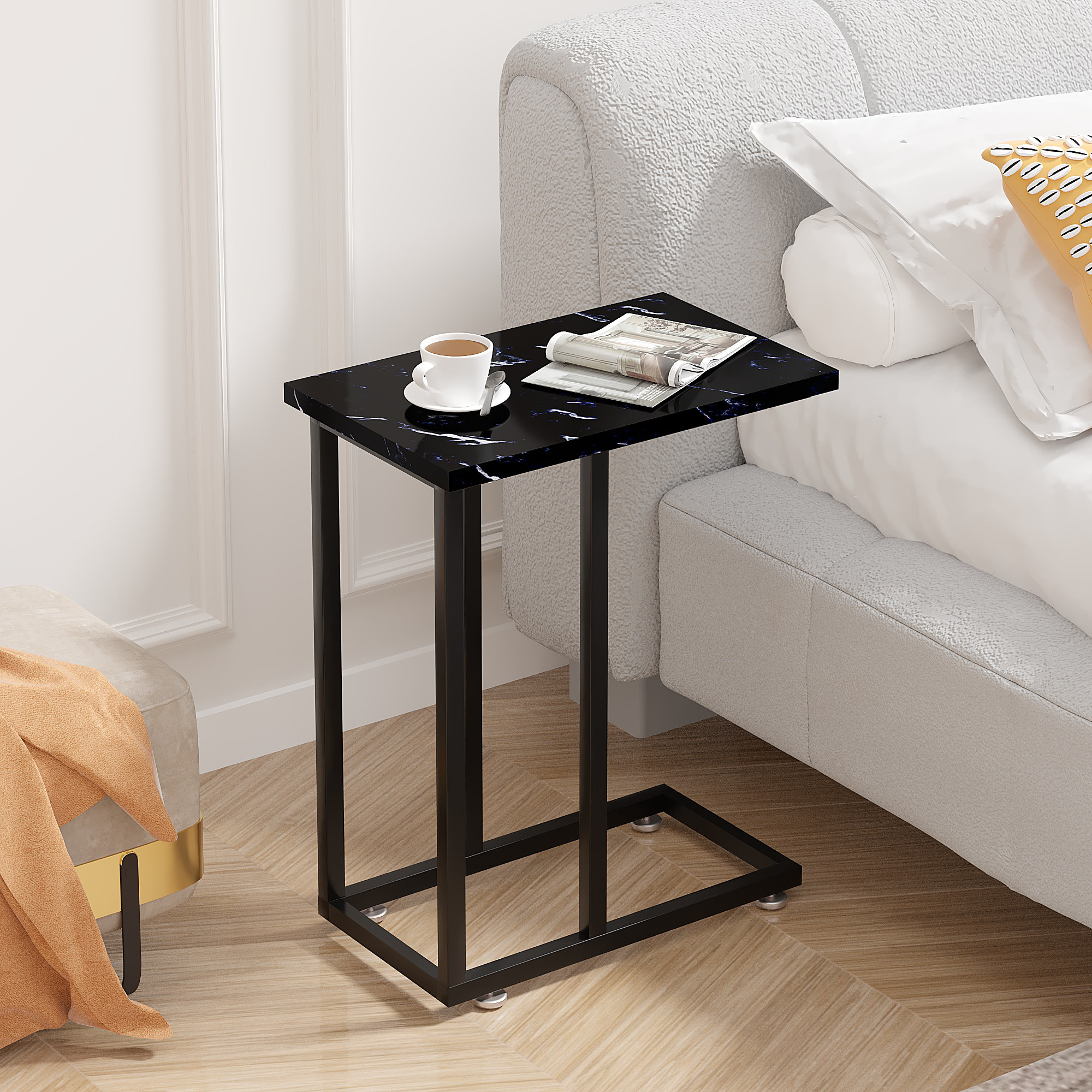 Ebern Designs 24'' Tall C Table End Table & Reviews | Wayfair