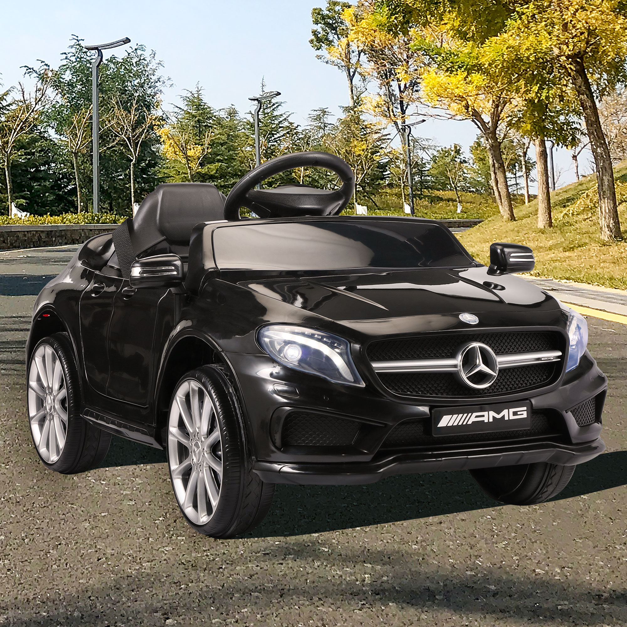 Tobbi 6V Licensed Mercedes Benz Electric Car Kids Battery Powered Ride ...