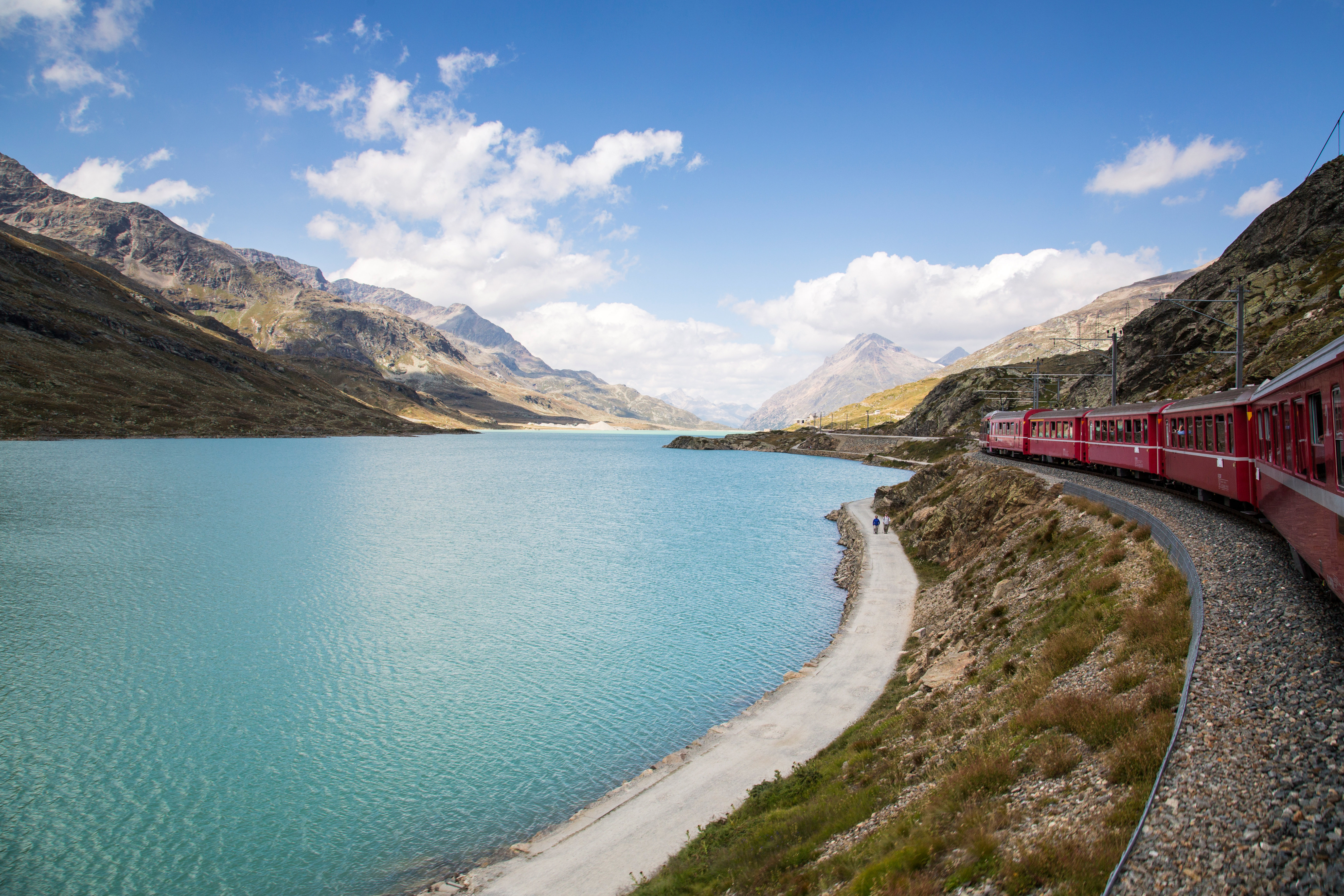 WayArt The Red Train Bernina Express - Wayfair Canada