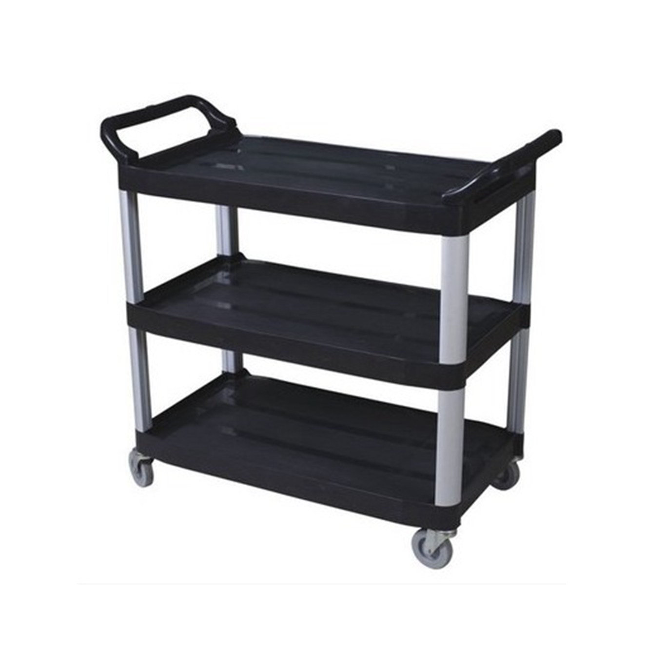 FixtureDisplays Foodservice Cart 330lbs Capaticy 3 Shelf Utility Cart ...