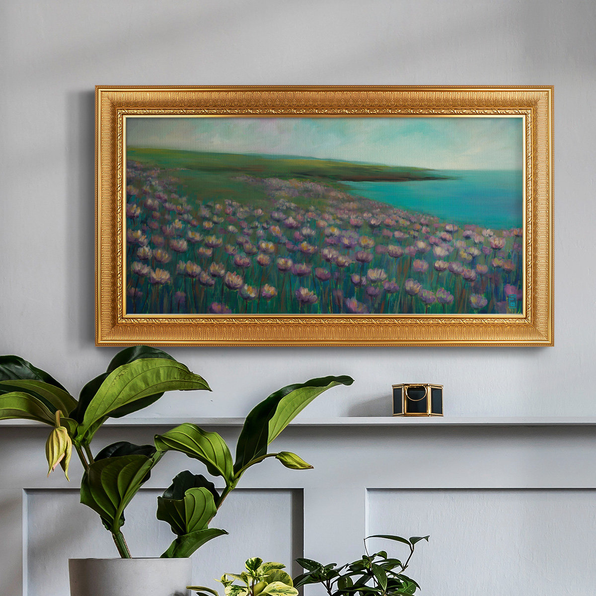 Dovecove Seaside Sanctuary - Single Picture Frame Print on Canvas | Wayfair