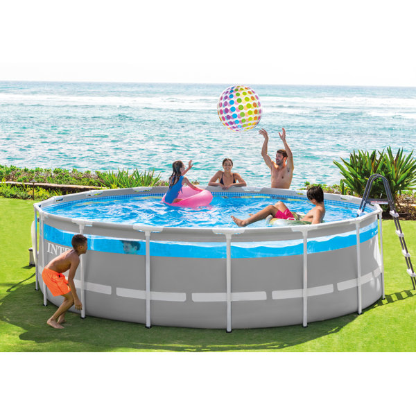 Intex 16ft x 48" Clearview Prism Frameᵀᴹ Pool & Reviews | Wayfair