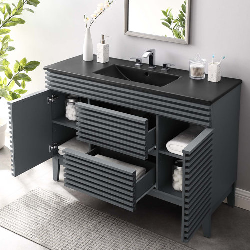 Wayfair | Free-standing Single 48 Inch Vanities You'll Love in 2023