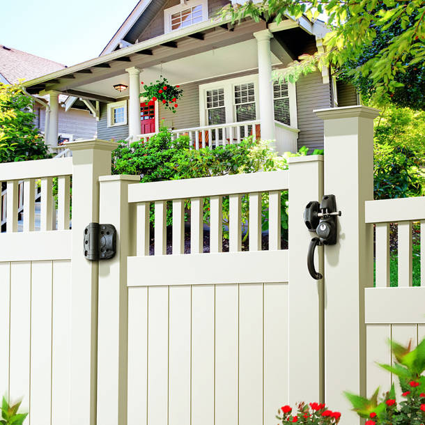 Lockey USA Black Aluminum Post Cap for Gates & Reviews | Wayfair