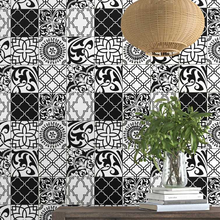 Bungalow Rose Corley Peel & Stick Damask Roll & Reviews | Wayfair