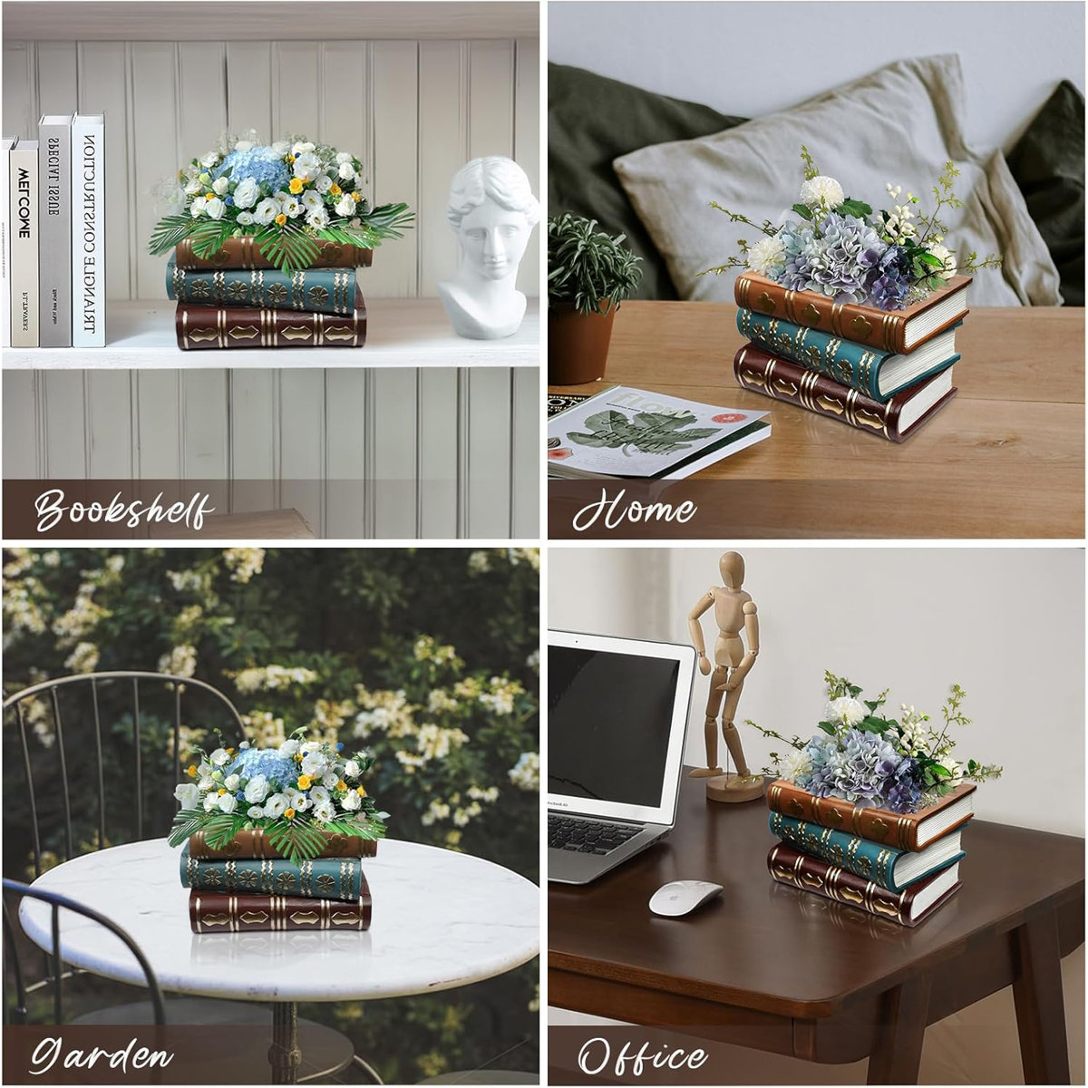 Alcott Hill® Book-shaped Flower Vase & Planter | Wayfair