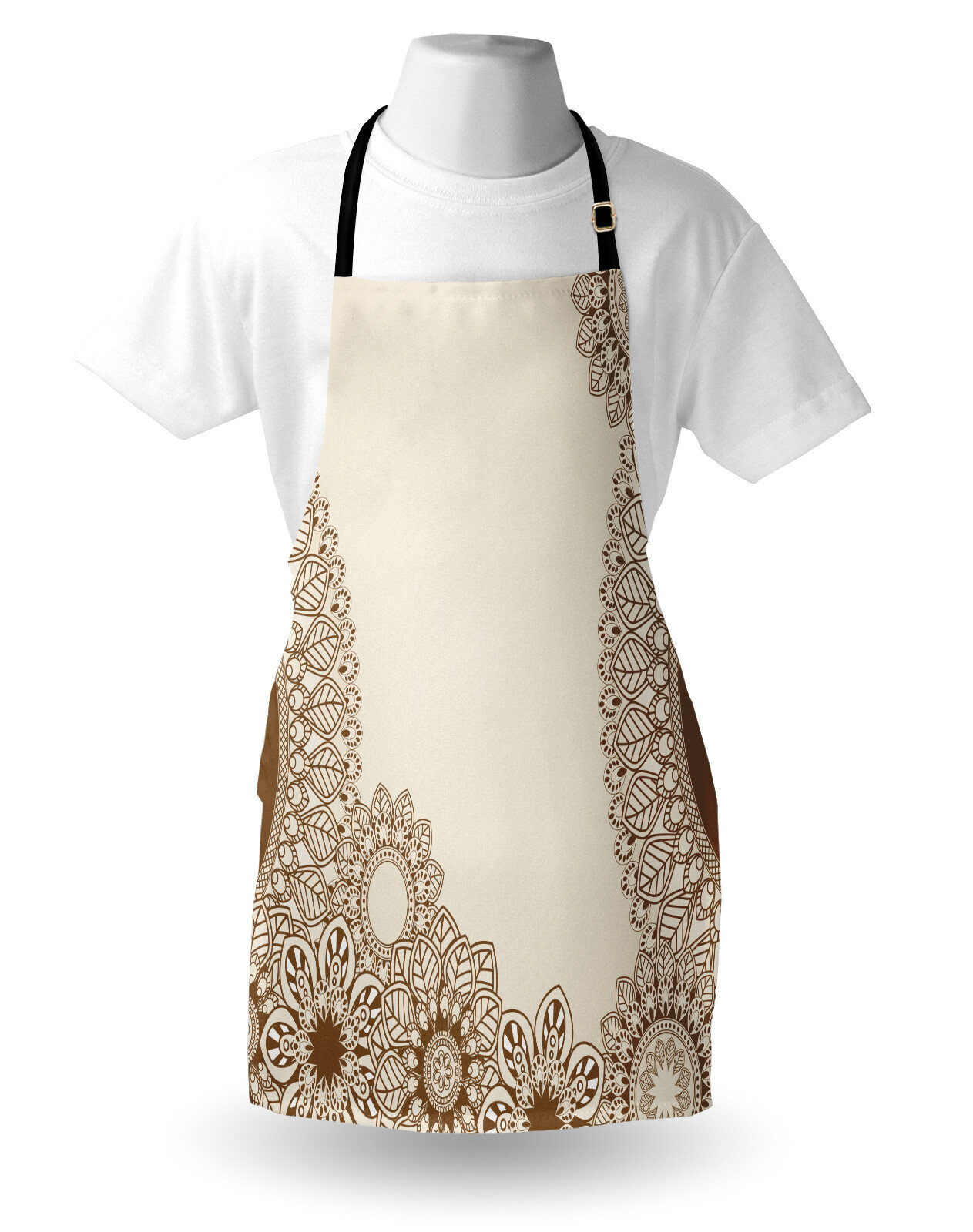 East Urban Home Vintage Apron Unisex, Old Fashioned Mandala Art, Adult ...