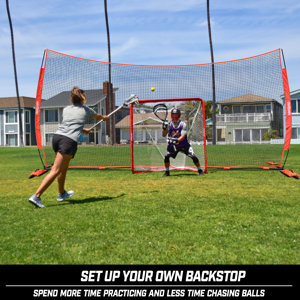 GoSports 20' x 10' Sports Barrier Net with Weighted Sand Bags - Huge ...