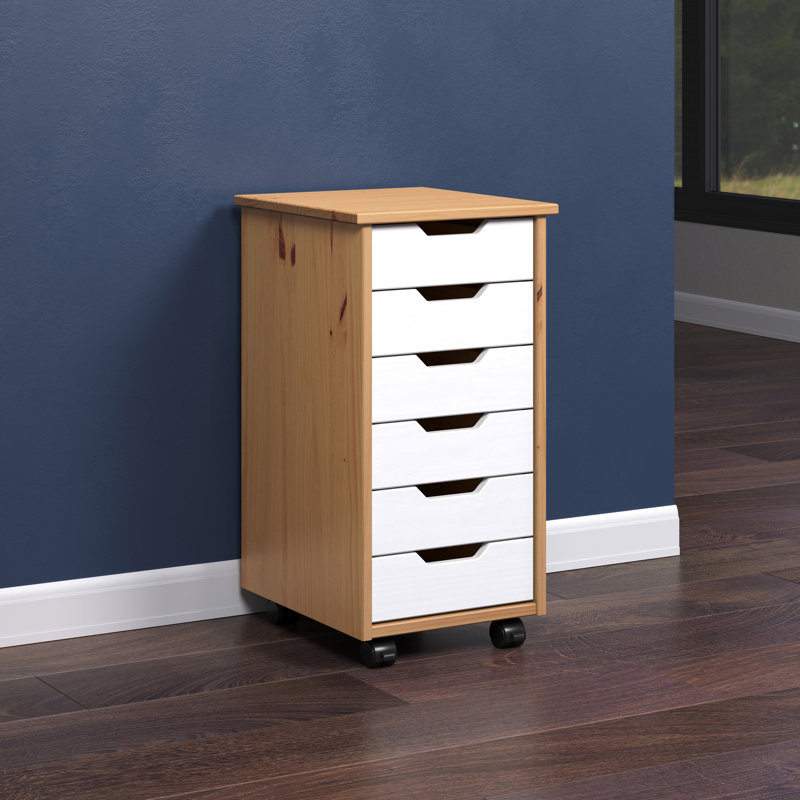 Ebern Designs Kerge 6 Drawer Solid Wood Storage Chest & Reviews | Wayfair