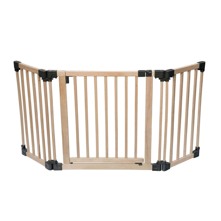 Lily Manor Wooden Multi Panel Multi Use Safety Barrier, Up to 176cm ...