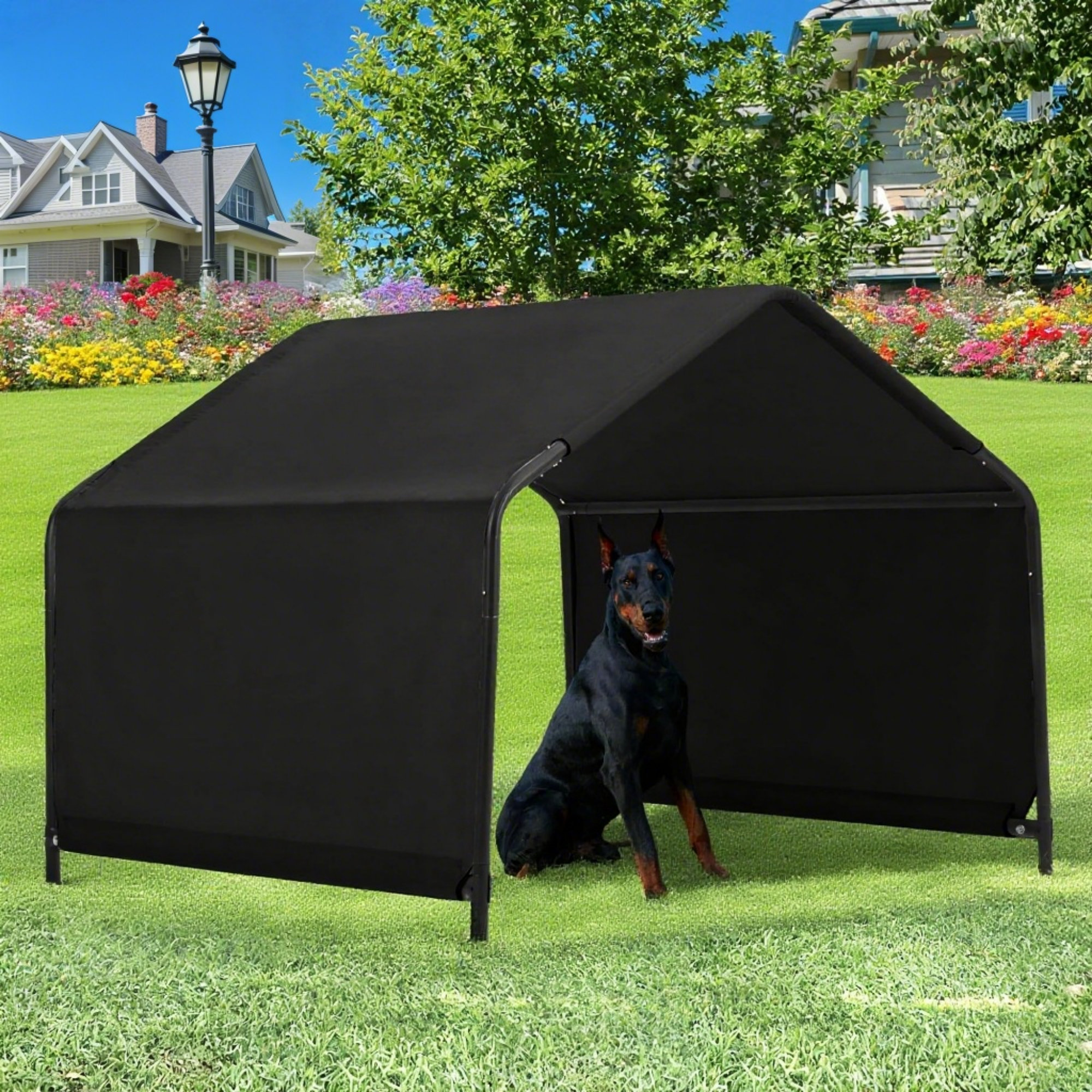 Archie & Oscar™ 4X4x3 FT Heavy-Duty Outdoor Pet Shelter With Waterproof ...