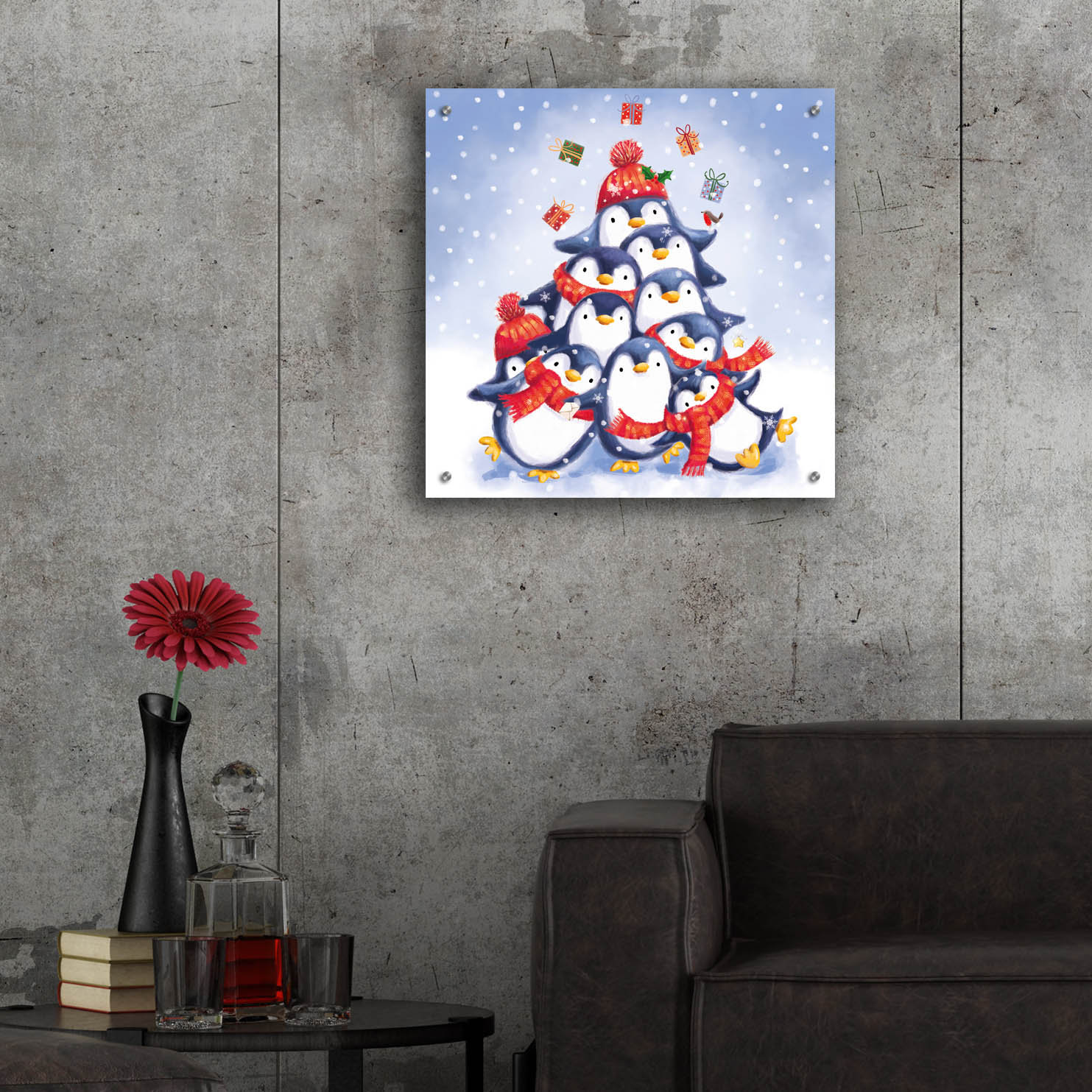 The Holiday Aisle® 'Penguin Christmas Party' by Elle Media Group Ltd ...