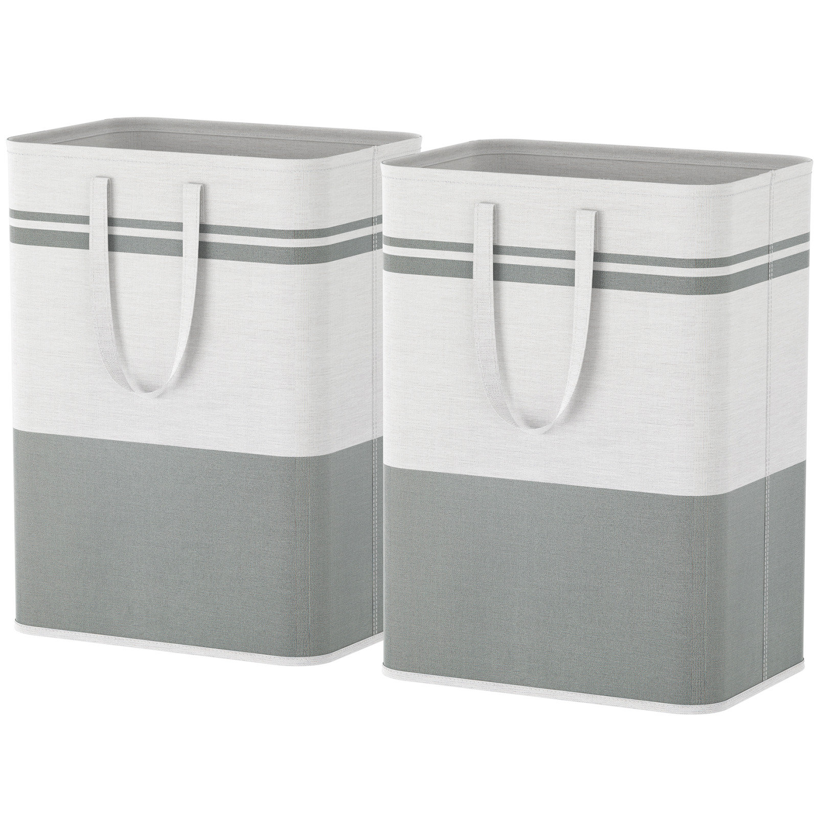 Ebern Designs 2 Pack 80l Large Freestanding Laundry Hamper, Collapsible ...