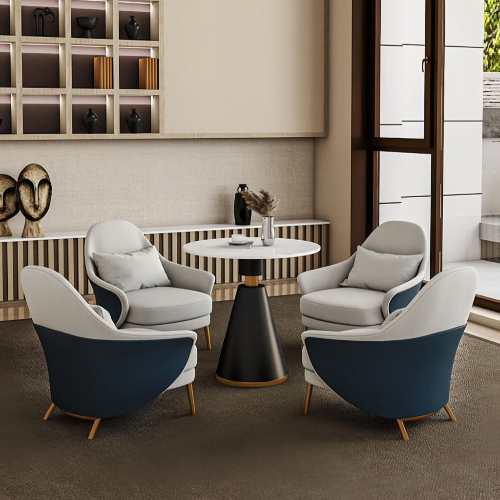 Danbenla design Modern Simple Sofa Chair And Tea Table Combination 27. ...