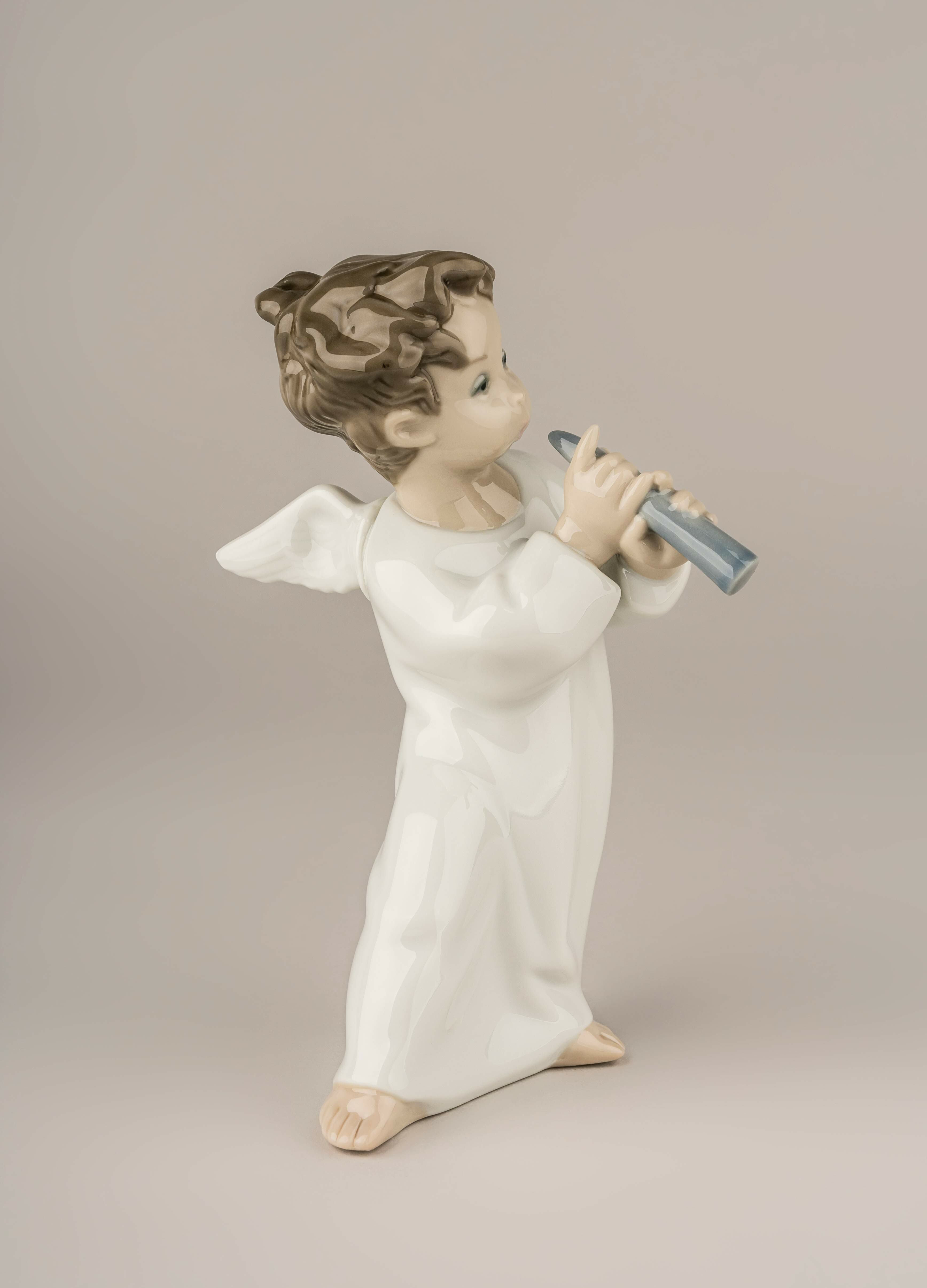 Lladro Angel with Flute Figurine | Wayfair