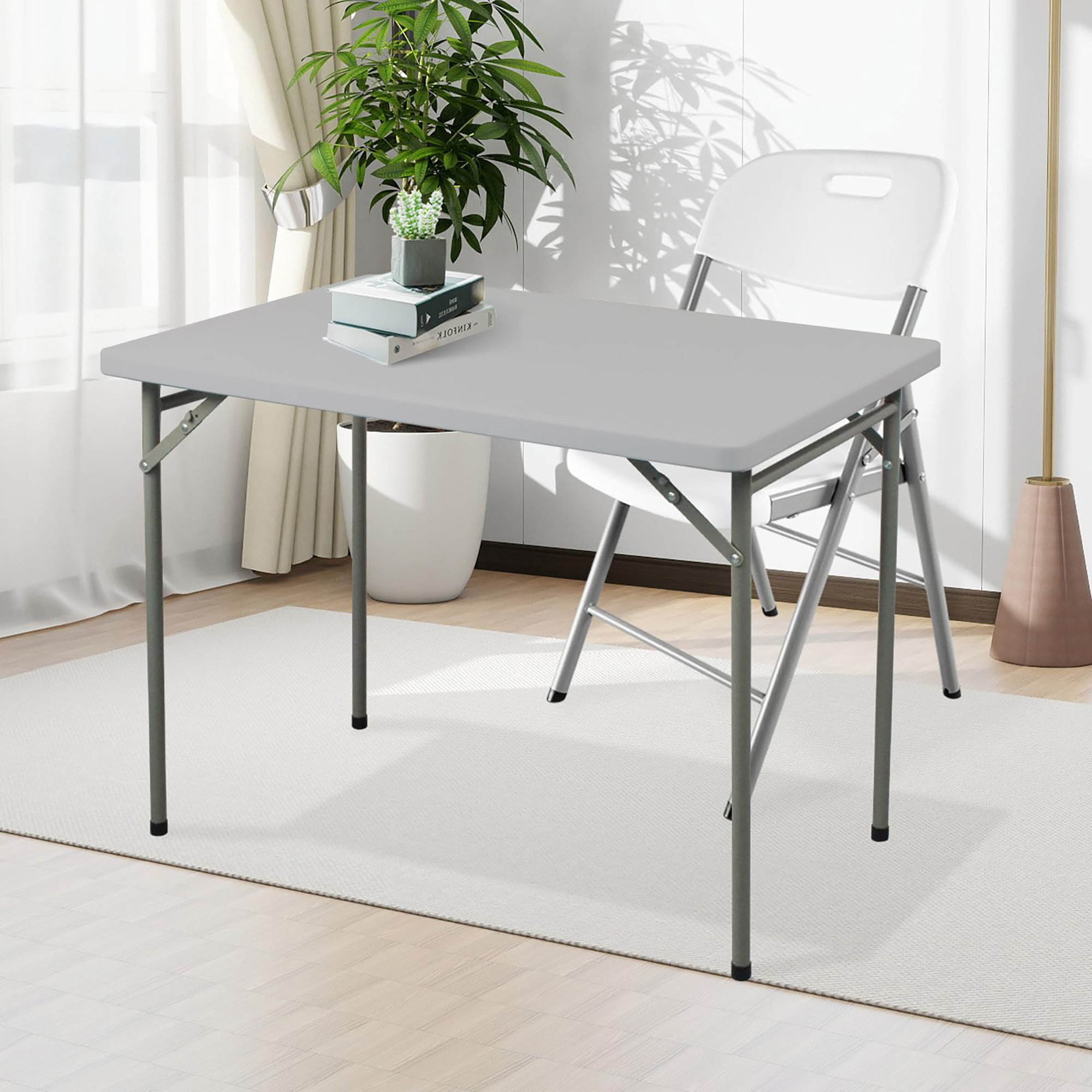 IRONKY Folding Table 3ft Rectangular | Wayfair