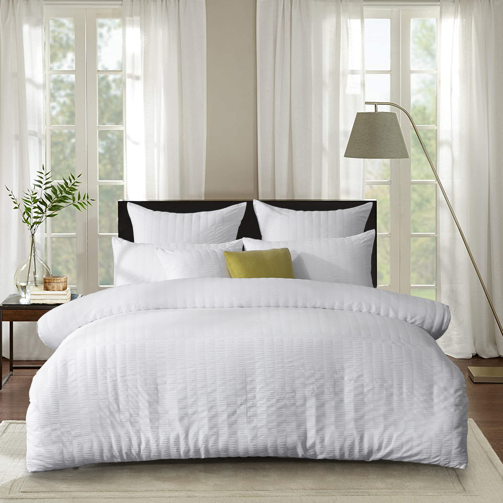 RUIKASI Microfiber Reversible Comforter Set & Reviews | Wayfair
