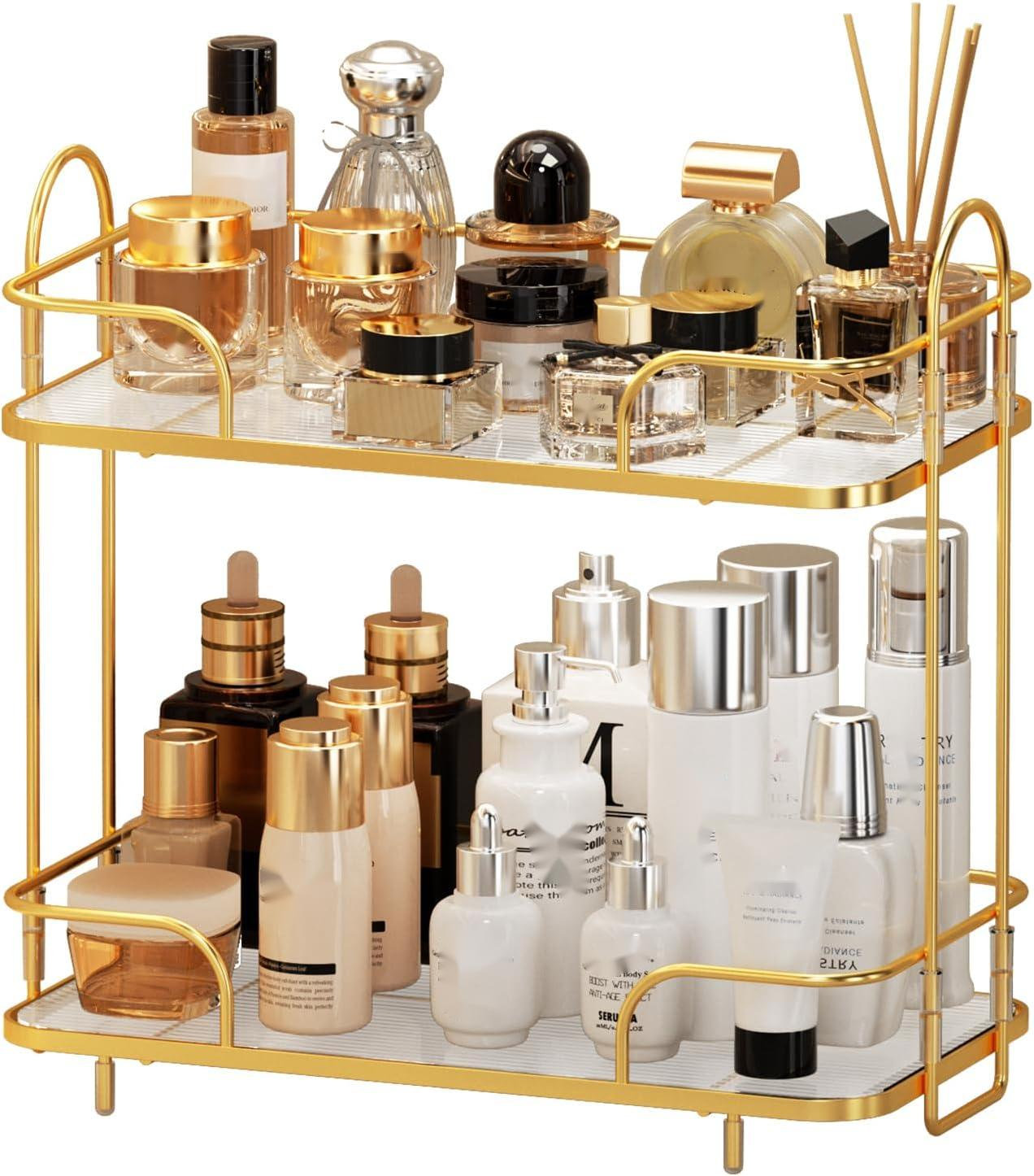 Everly Quinn Zulia 2 Compartment Makeup Organizer | Wayfair