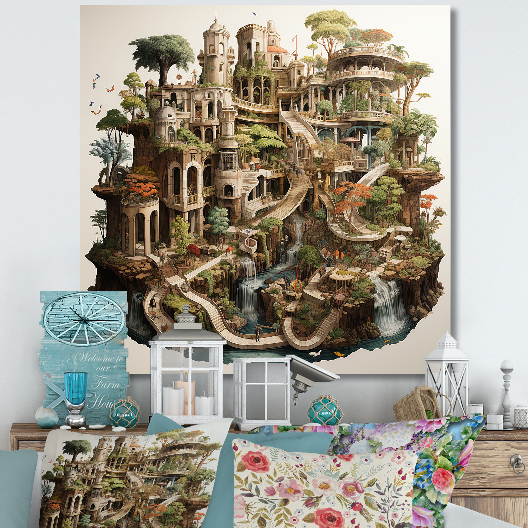 Winston Porter Analytic Drawing Of African Zoo - Architecture Wall ...