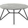 George Oliver Urban - Inspired, Round Coffee Table, Gunmetal Elements ...