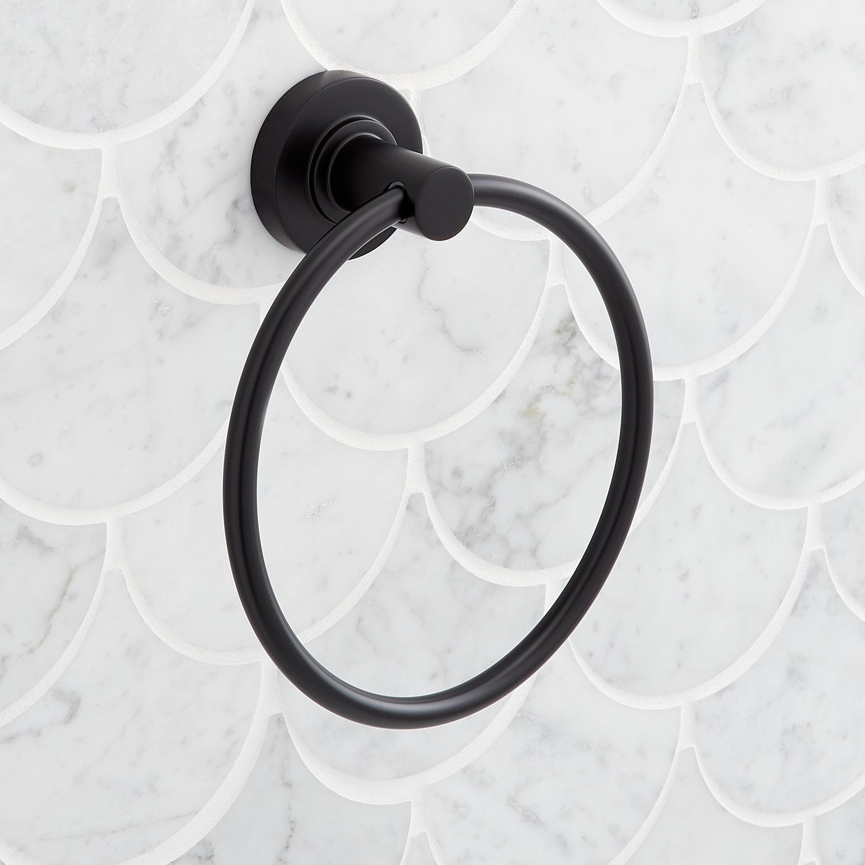 Signature Hardware Lexia 6-5/16" Wall Mounted Towel Ring & Reviews ...