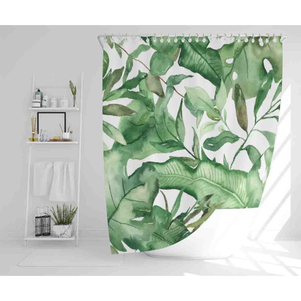 East Urban Home Mithelash 13 Piece Polyester Shower Curtain Set ...