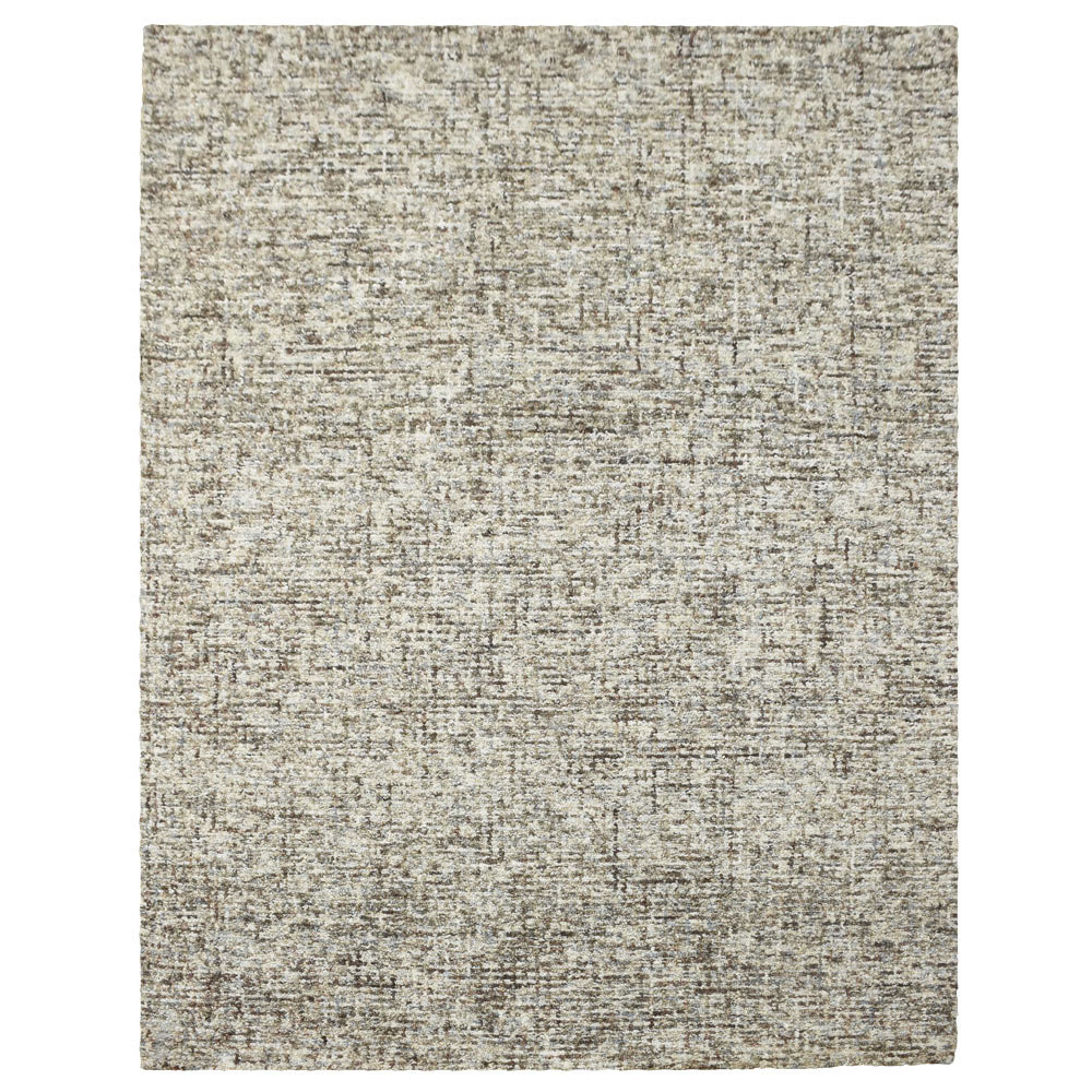 17 Stories Light Brown 100% Wool Handmade Solid Plain Area Rug, Hand ...