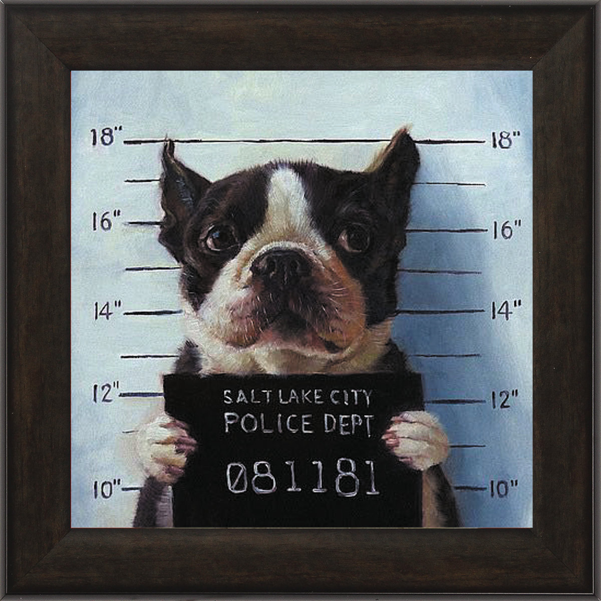 Trinx 'Mug Shot' Framed Acrylic Painting Print | Wayfair