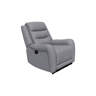 Hokku Designs High Density Foam Seat Manual Recliner Modern Scroll Arms ...