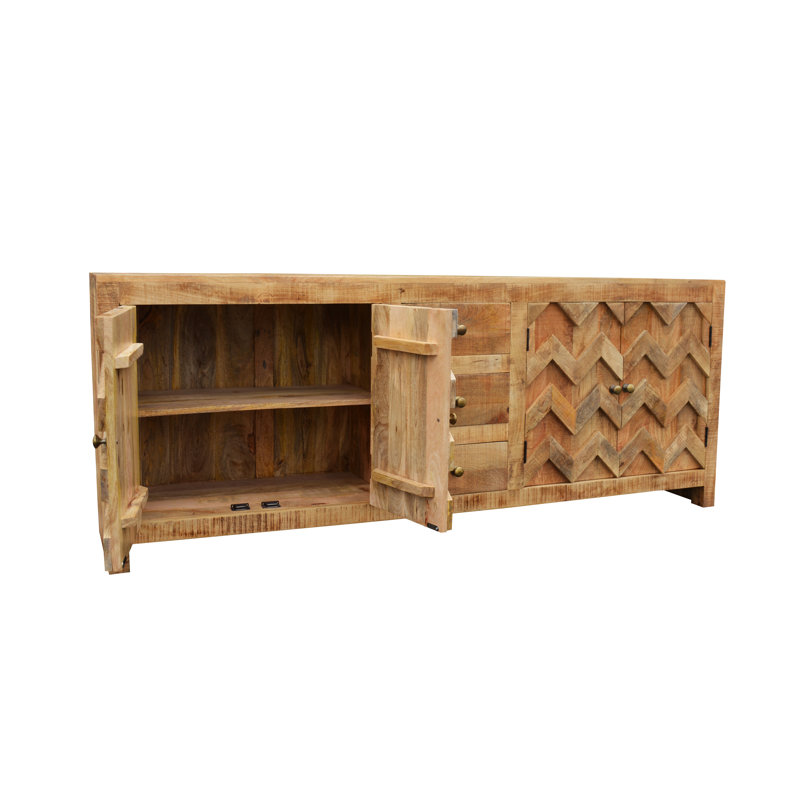 Loon Peak® Pompa 18'' Solid Wood Sideboard | Wayfair