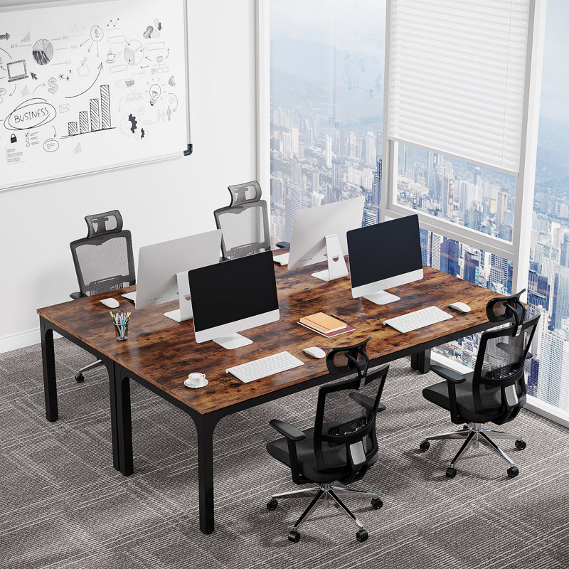 Inbox Zero Louinis Rectangle Conference Table | Wayfair