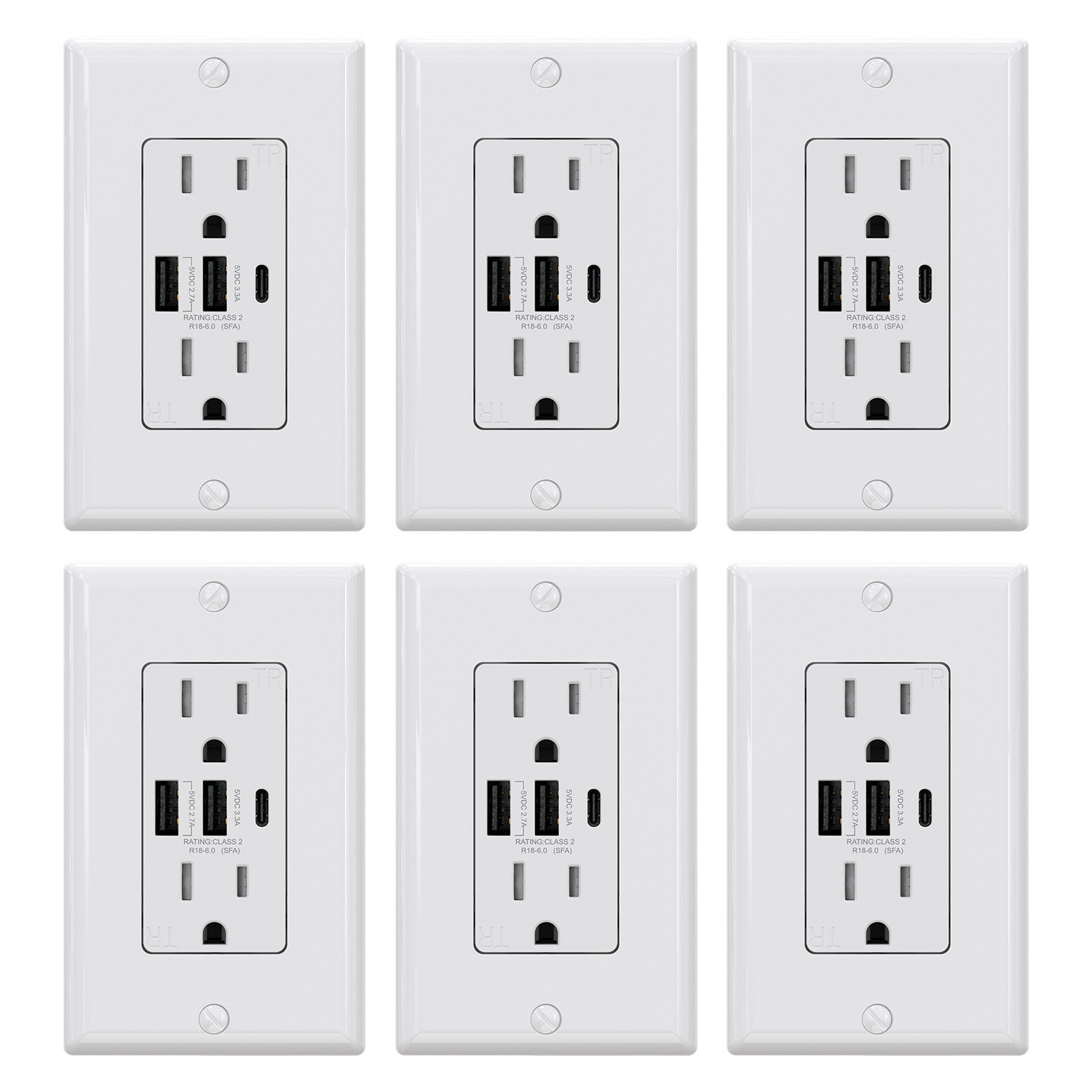 ELEGRP USB Charger Wall Outlet & Reviews | Wayfair