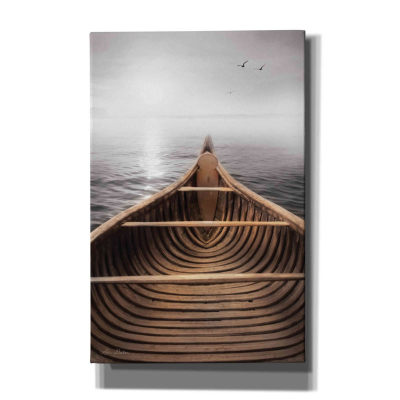 Breakwater Bay Epic Graffiti 'Old Wooden Canoe' By Lori Deiter, C " Old ...