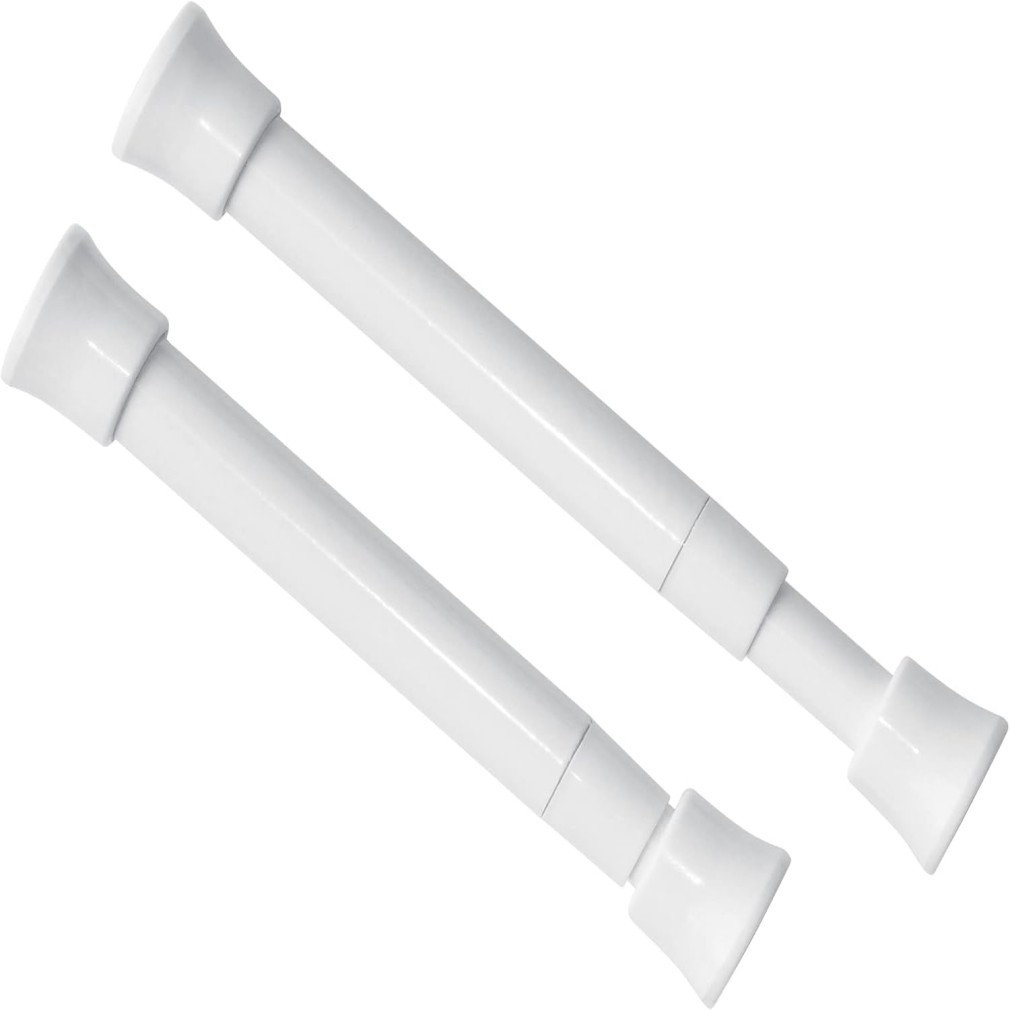 Latitude Run® 2 Pack Smallest Spring Tension Curtain Rod 5.25 To 7.5 ...