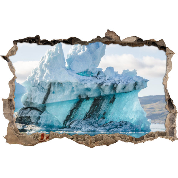 East Urban Home Gigantischer Eisberg Wandaufkleber | Wayfair.de