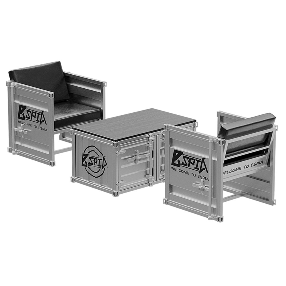 Industrial Style Sofa Industrial style container tables and chairs ...