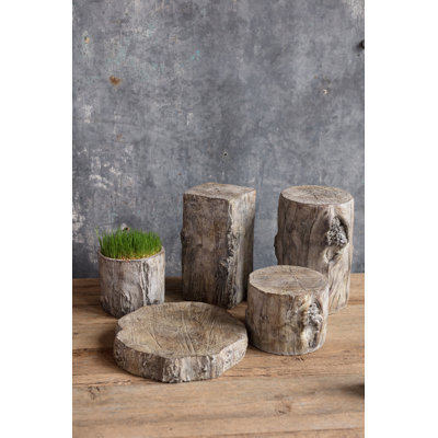 Millwood Pines Fuchs Stone Pedestal Plant Stand & Reviews | Wayfair
