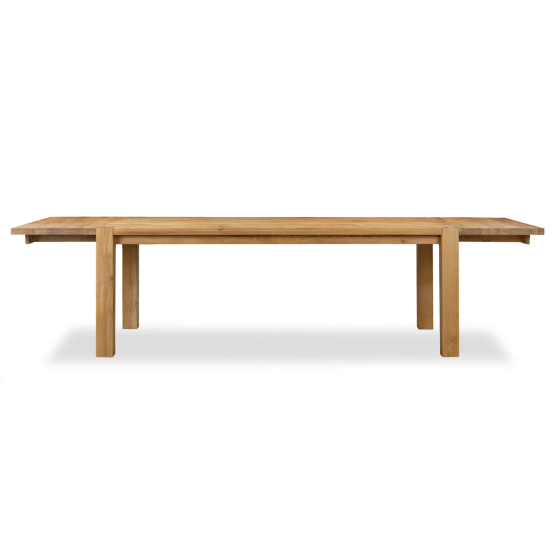 AllModern Dublin Extendable Solid Oak Wood Dining Table (82.5"-122 ...