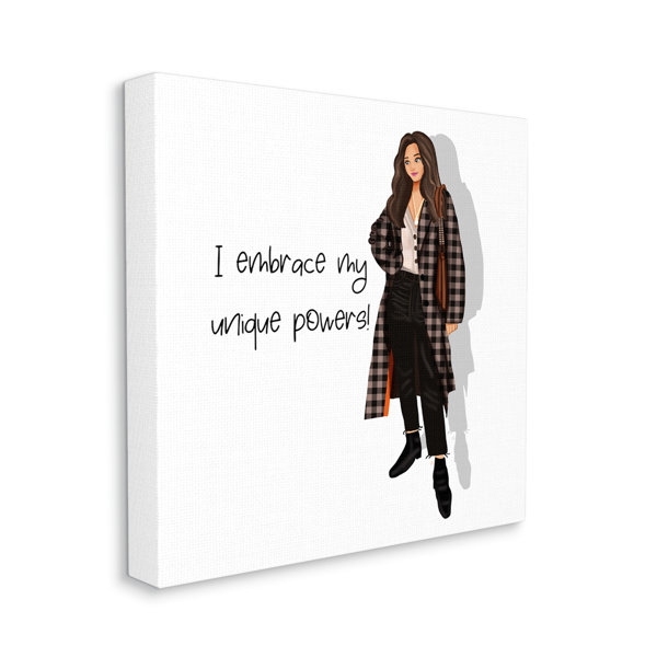Trinx " Unique Powers Female Phrase " by Saba Rauf - Wayfair Canada