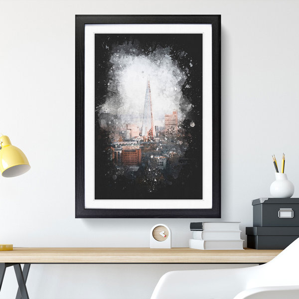 East Urban Home The Shard in London Vol.5 - Picture Frame Graphic Art ...