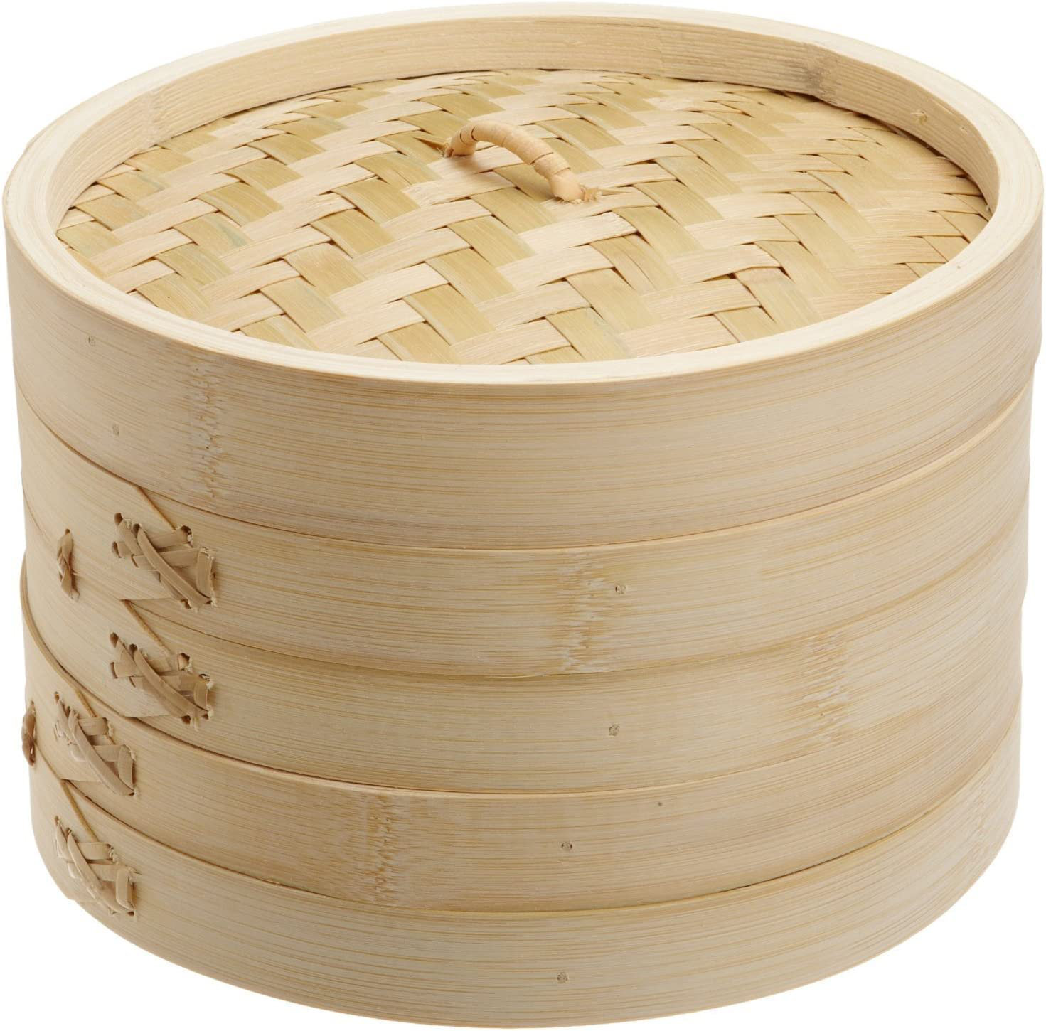 Bay Isle Home™ 6.25" Bamboo Steamer Basket with 10" Diameter | Wayfair