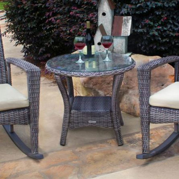 Tortuga Outdoor Bayview Wicker Side Table & Reviews | Wayfair