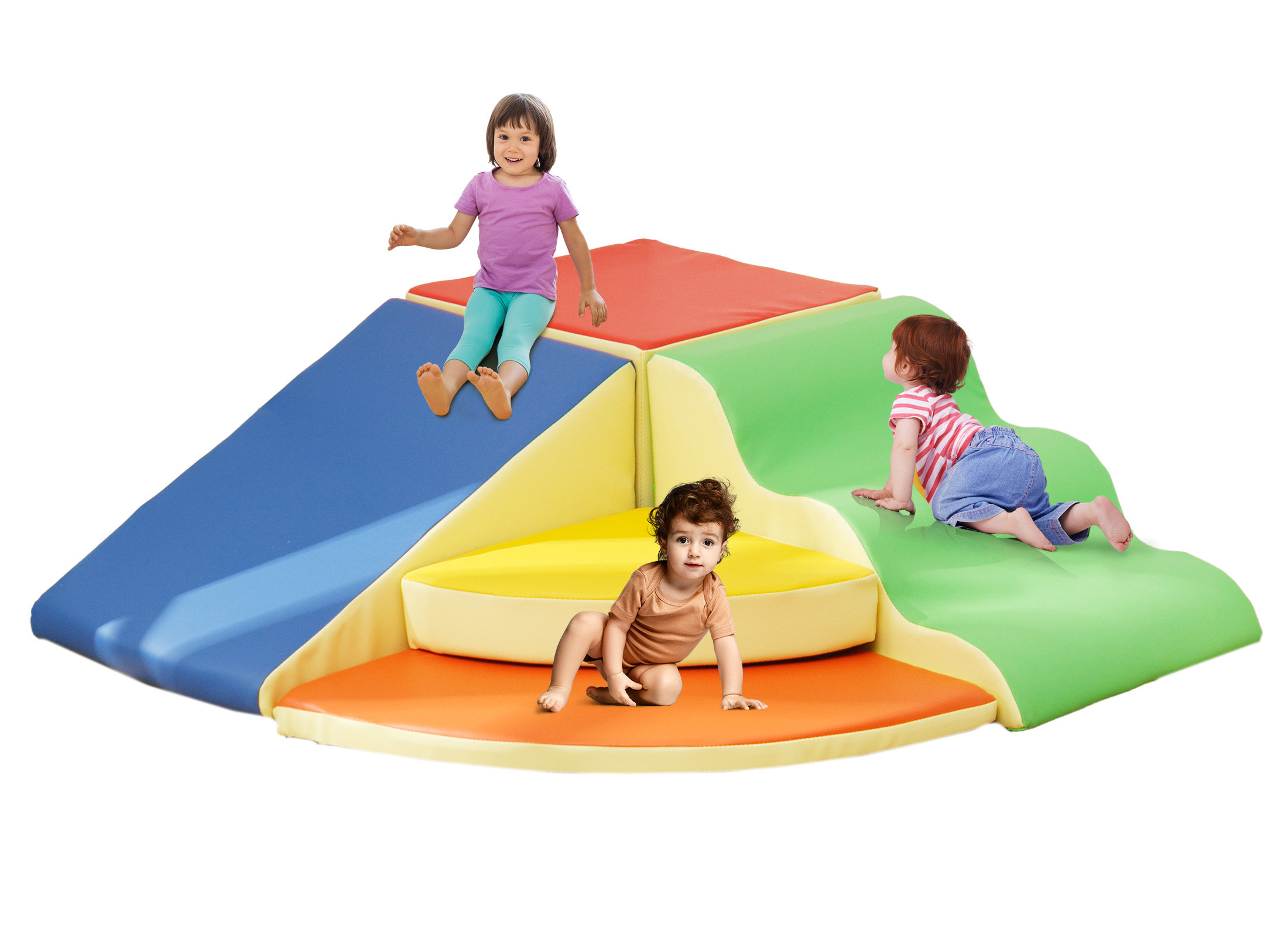 wanan Foam Climbing Blocks For Toddlers, 5pcs Climbing Toys For ...